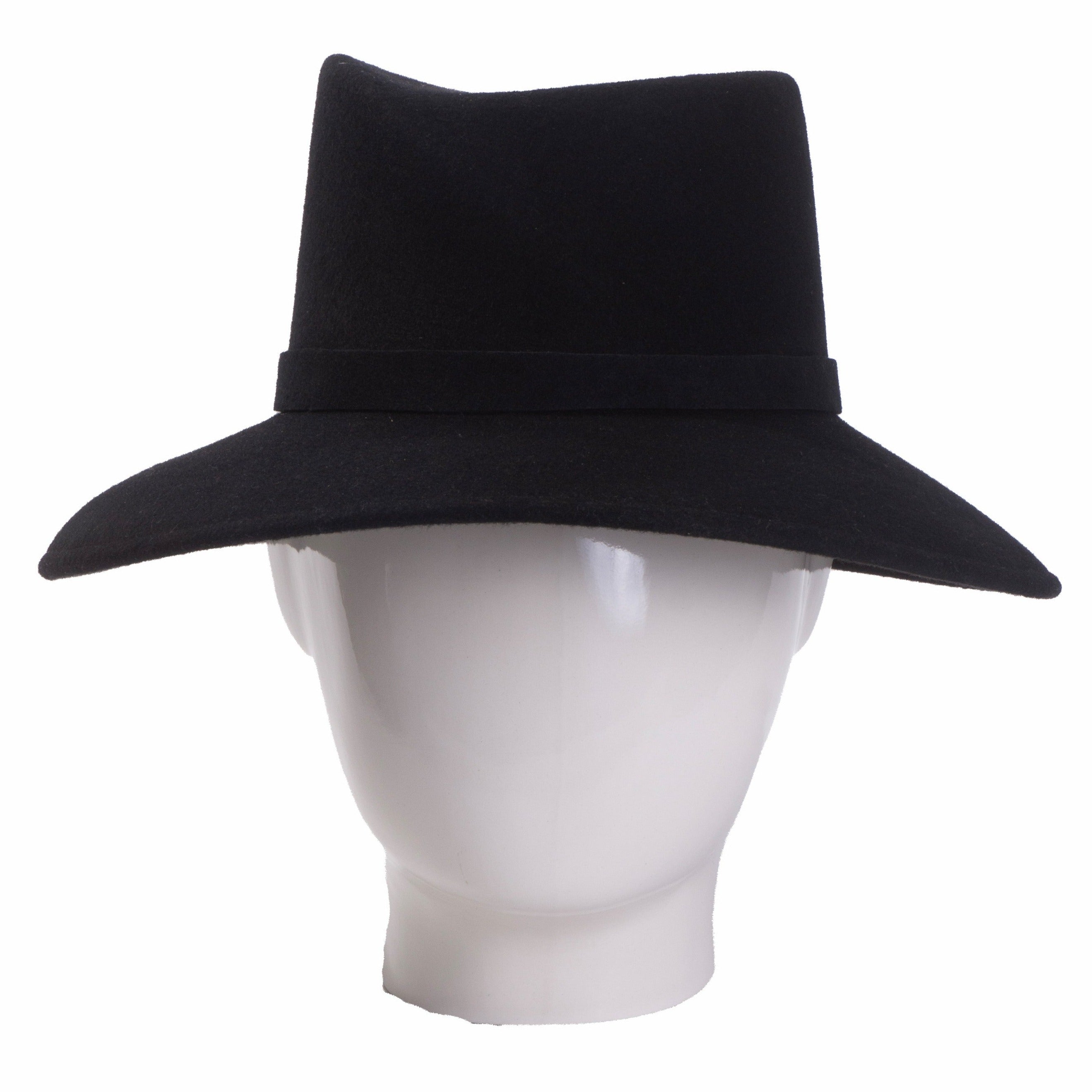 Badu, Wool Felt Hat, Black – Crystal Birch